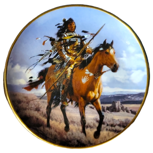 Franklin Mint | Wall Decor | Vtg Western Heritage Museum Proud Hunter ...